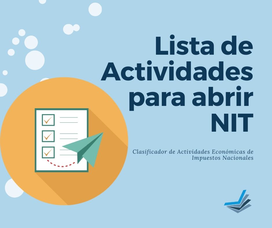 Clasificador de actividades económicas de Impuestos Nacionales - Bolivia Impuestos Blog