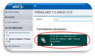 Contribuyentes Directos del RC-IVA: nuevo Form 110 v4 MIS FACTURAS para ...