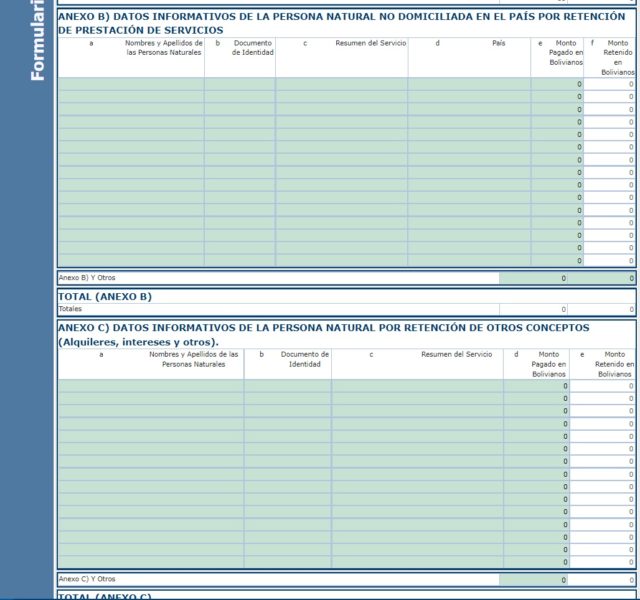 Formulario 604 v3 RC IVA retenciones - Bolivia Impuestos Blog