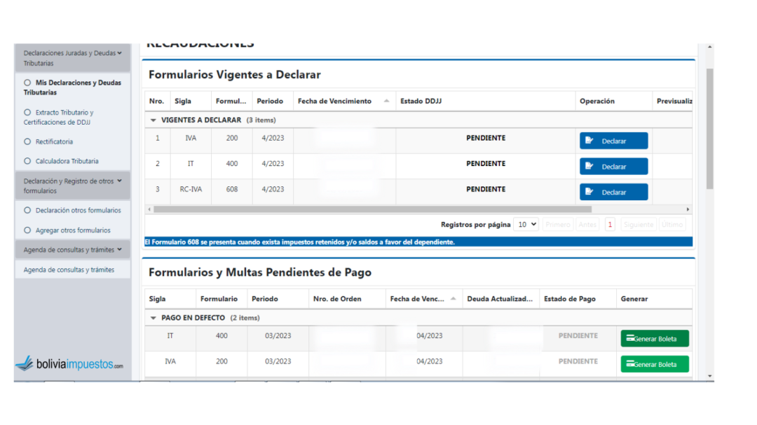 ¿Cómo saber mi deuda tributaria en Bolivia?