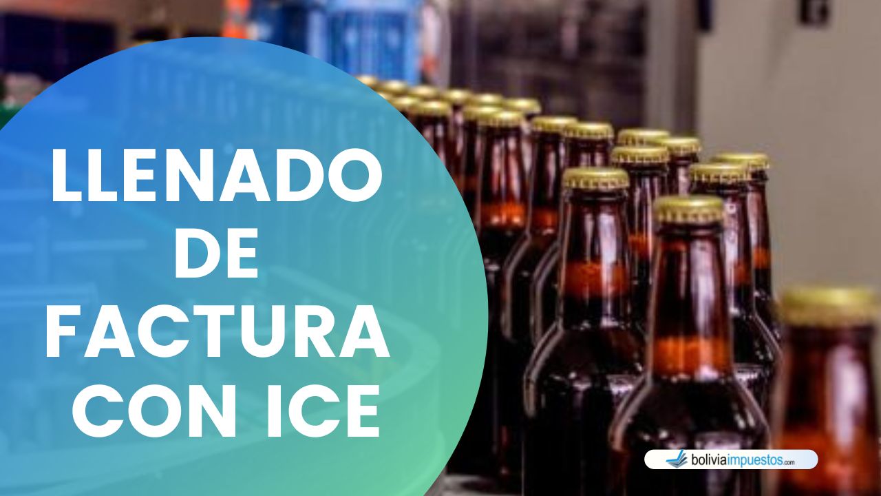 LLENADO DE FACTURA CON ICE