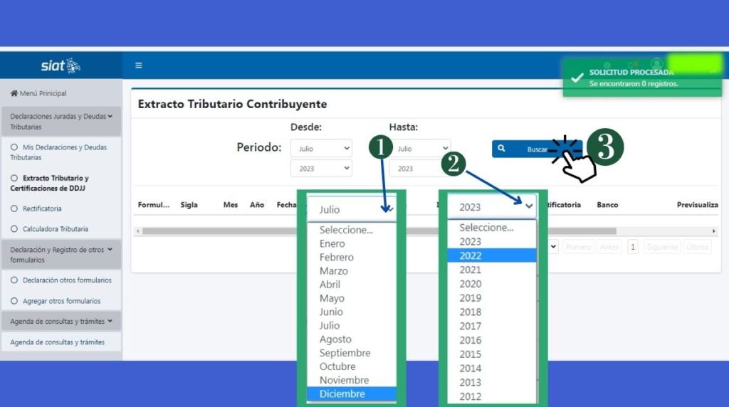 La importancia de imprimir los formularios declarados