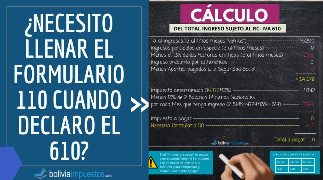 ¿Necesito llenar el formulario 110 cuando declaro el 610?