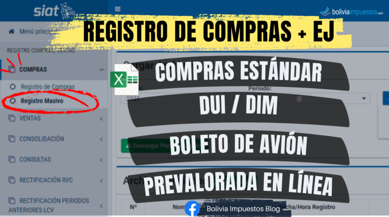 Registro de Compras + Ejemplos de llenado prácticos