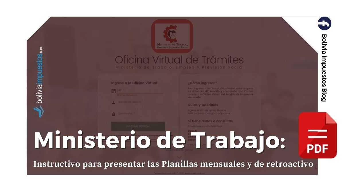Ministerio de Trabajo: Guía presentación Sueldos y Salarios