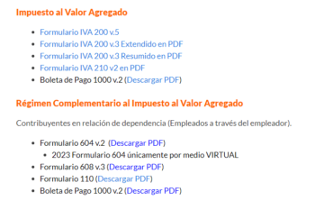 ¿Dónde descargar los formularios de impuestos nacionales?
