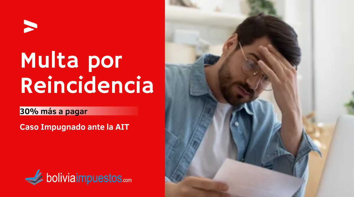 Reincidencia de la multa, 30% más a pagar