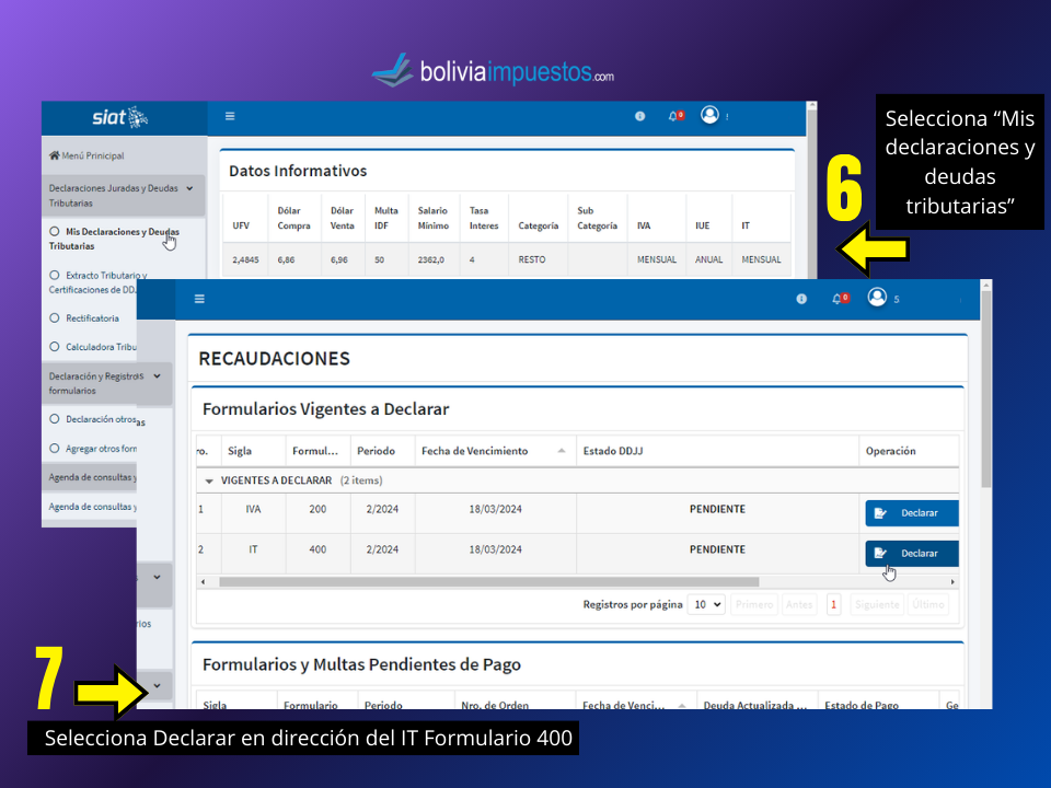 Formulario 400 ¿Qué es y cómo llenarlo? - Bolivia Impuestos Blog